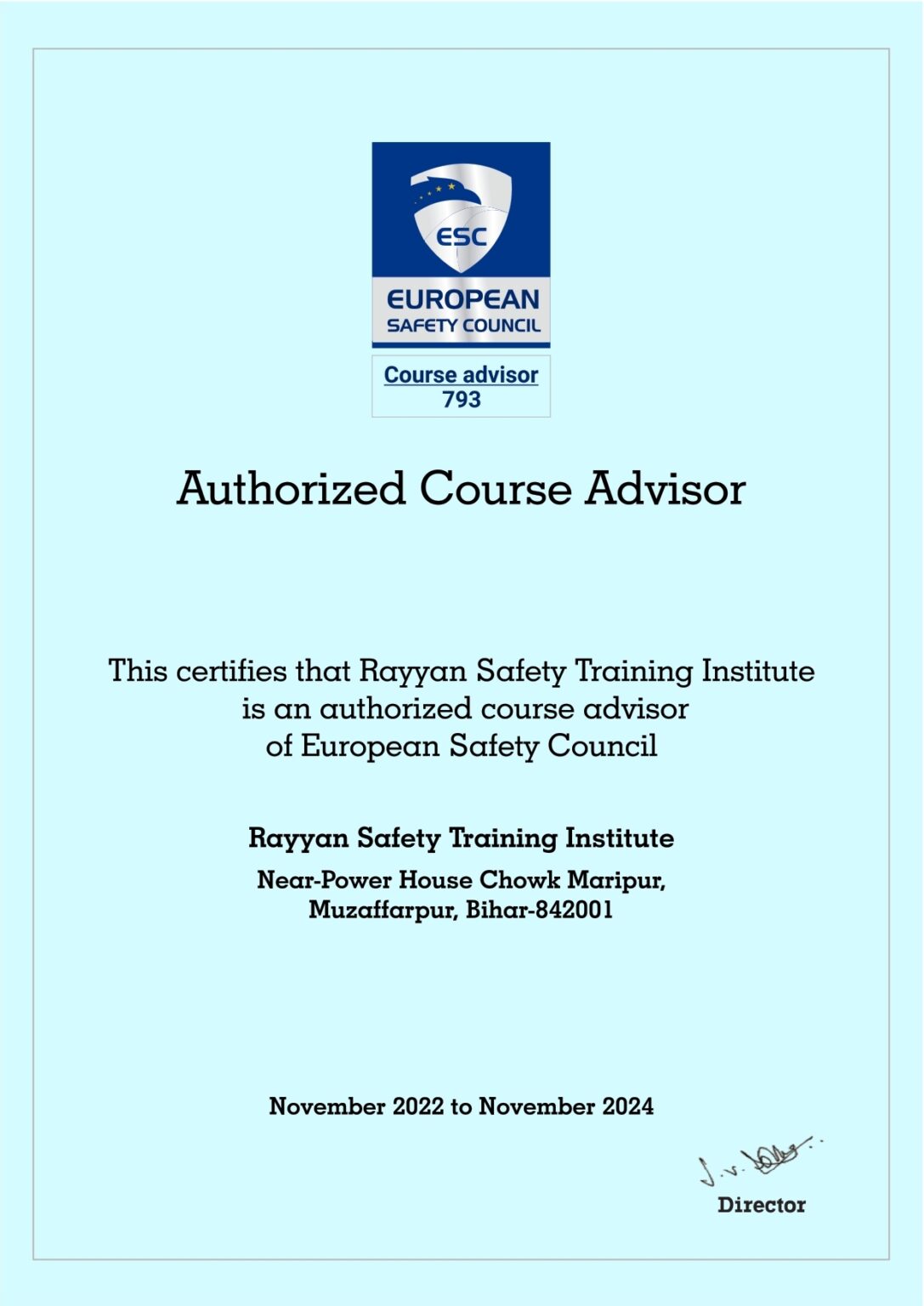 Login - Rayyan Safety Training Institute